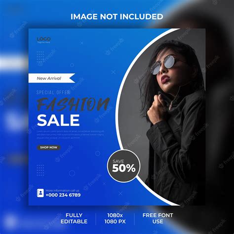 게시물 템플릿 현대 소셜 미디어 프리미엄 벡터