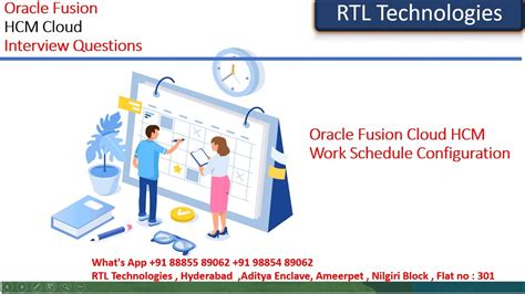 Oracle Fusion Hcm Work Schedule Absence Management Work Schedule Work Schedule Configuration