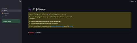 Javascript Streamlit Ifcjs Viewer Component Not Working Stack Overflow