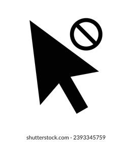 Mouse Cursor Icon Isolated On White Stock Vector Royalty Free 2393345759 Shutterstock