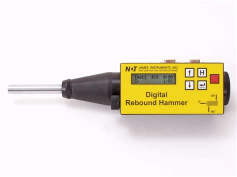 Digital Rebound Hammer For Concrete Compressive Strength Analysis Hylec Controls