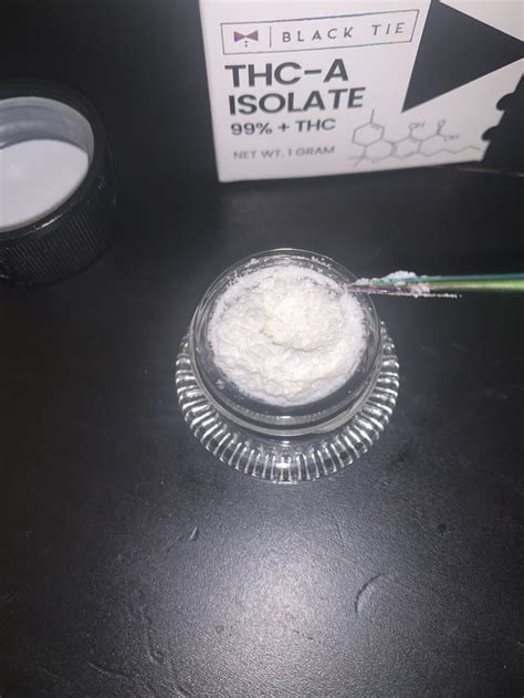 Thca Isolate Gelato 41 And Jelly Breathe Thca Shake Black Tie Cbd