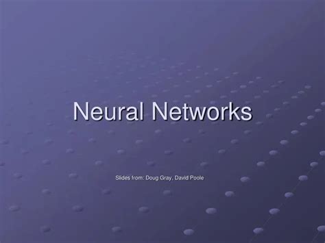 PPT Neural Networks PowerPoint Presentation Free Download ID