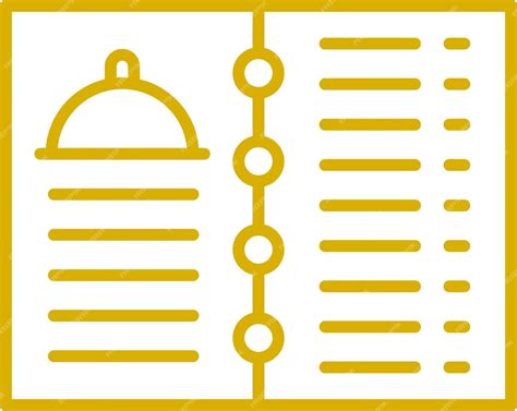 Premium Vector Vector Design Menu Card Icon Style