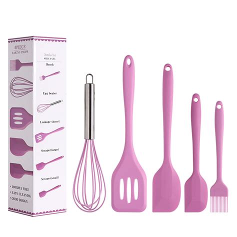 5pcs Cooking Utensils Set Silicone Cooking Tools C Grandado