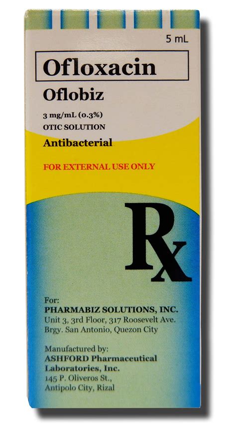 Oflobiz Ofloxacin 3mg Ml Ophthalmic Solution 5ml Price In The