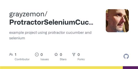 Github Grayzemonprotractorseleniumcucumberexample Example Project