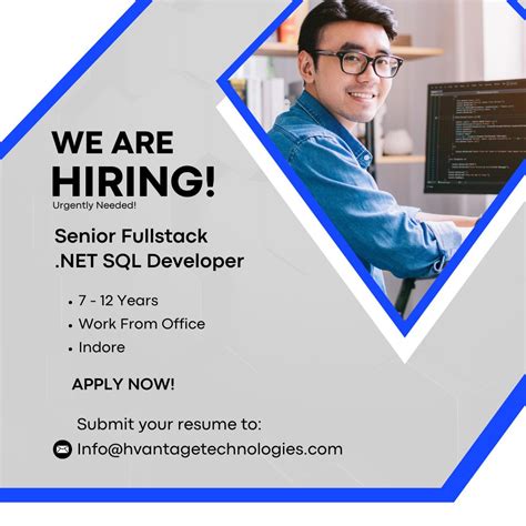 Hvantage Technologies Inc Usa On Linkedin Seniorfullstackdotnetsqldeveloper Sqldeveloper