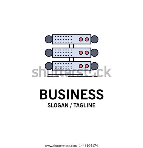 server structure rack database data flat stock vector royalty free