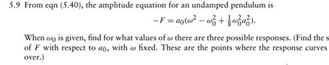 Solved S9 ﻿from Eqn 540 ﻿the Amplitude Equation For An