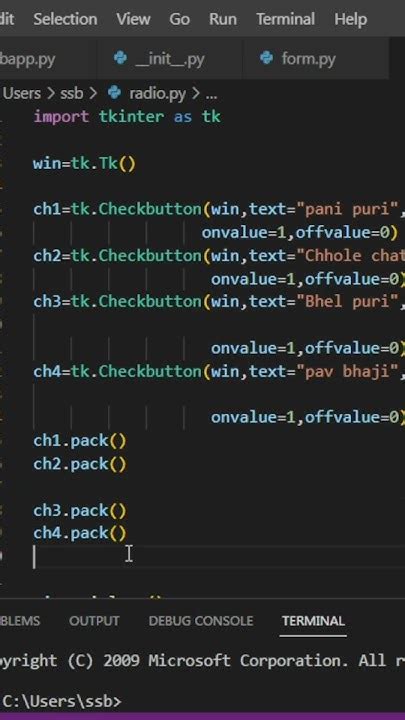Checkbutton In Tkinter Part 1 Pythonguitutorial Coding Pythontricks Aasaanpadhaai Youtube