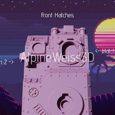 3d Printable Imperial Infantry Fighting Vehicle Presupported By