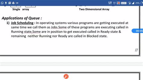 Dsa Data Structures And Algorithms Se Cse It Applications Of Queue And Stack Youtube
