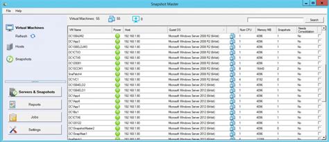 differences between snapshot with memory and without memory