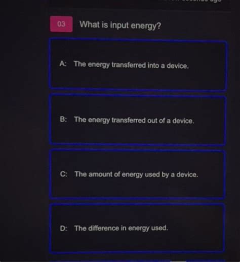 What Is Input Energy A The Energy StudyX