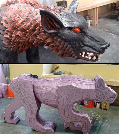 Hellhound Carving In Foam From Chronicles Of Riddick Walyou