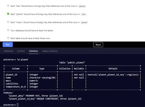 Celestial Bodies Database Test Passing Without Required Foreign Key