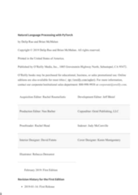 Solution Natural Language Processing With Pytorch Build Intelligent