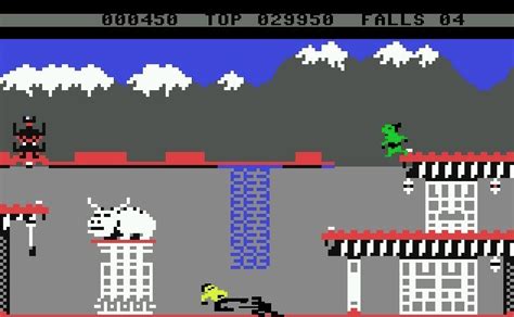 Lets Play Bruce Lee C64 Upstairs Room Software
