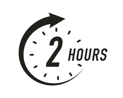 2 Hours Timer Vector Symbol Black Color 25661056 Vector Art At Vecteezy