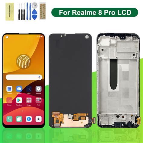 For Realme Pro RMX LCD Display Touch Screen For Realme G RMX Digitizer With Frame