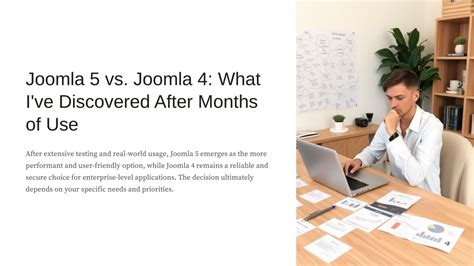 Ppt Joomla 5 Vs Joomla 4 What Ive Discovered After Months Of Use Powerpoint Presentation