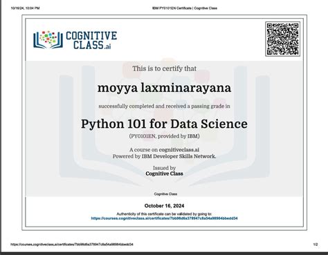 Laxmi Narayana Moyya On Linkedin Hello Everyone Im Excited To Share That Ive Completed The