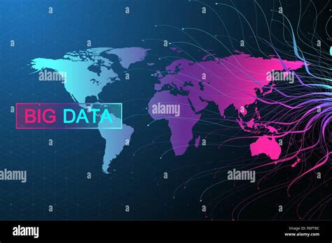 Big Data Visualization Graphic Abstract Background Communication Perspective Backdrop