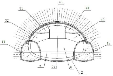 Method For Constructing Extra Large Variable Cross Section Tunnel
