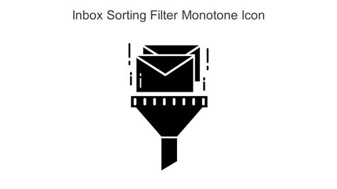 Inbox Sorting Filter Monotone Icon In Powerpoint Pptx Png And Editable Eps Format Ppt Example