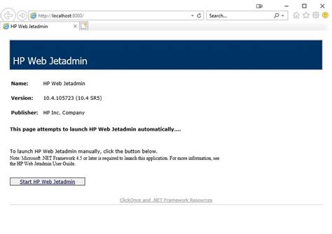 hp web jetadmin 10 4 105723 10 4 sr5 credentials hp support