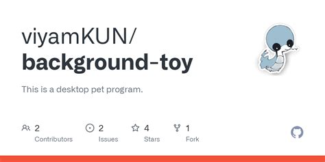 GitHub ViyamKUN Background Toy This Is A Desktop Pet Program