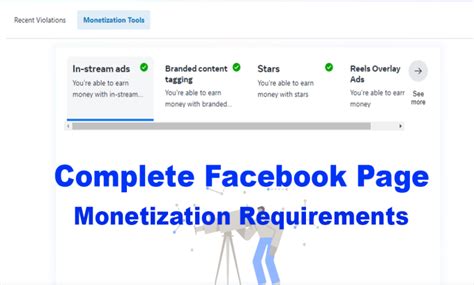 Complete facebook page monetization requirements by Photocutedit | Fiverr