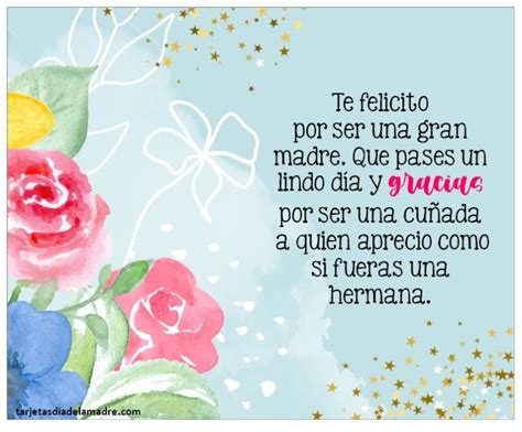 Frases Día De La Madre Cuñada Tarjetas Día De La Madre