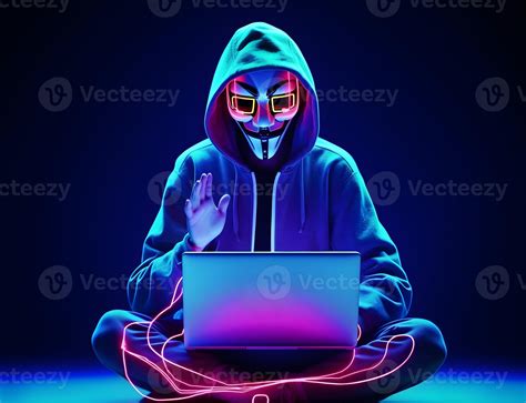Anonymous Hacker With Hoodie Concept Of Hacking Cybersecurity