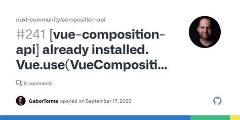 Vue Composition Api Already Installed Evuecompositionapi