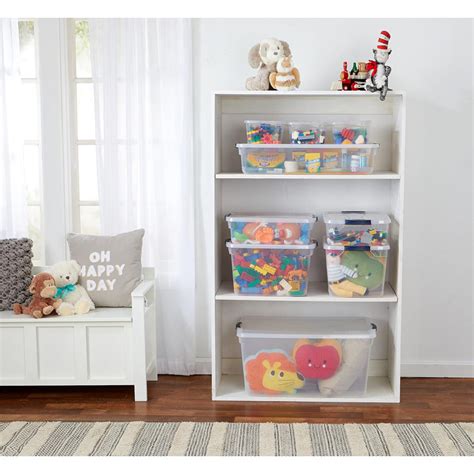 Rubbermaid Cleverstore Clear Storage Bins Dorm Variety 16 Pack Wayfair