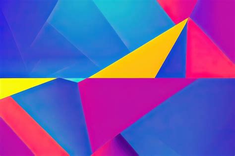 Premium Ai Image Business Decorative Elements With Stylish Triangular