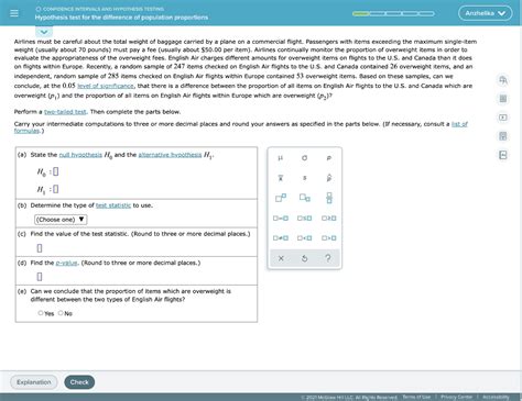Solved O CONFIDENCE INTERVALS AND HYPOTHESIS TESTING Chegg