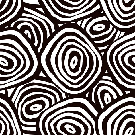 Hand Drawn Abstract Geometric Circles Seamless Pattern 5499495 Vector