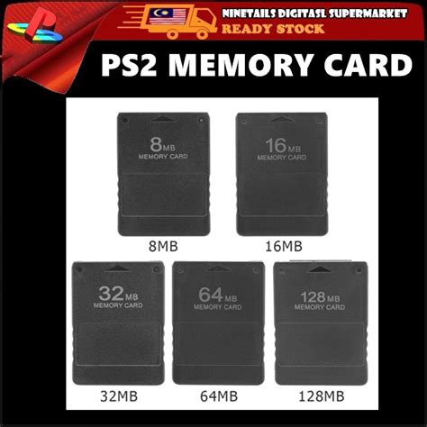 PS2 Memory Card 8MB 16MB 32MB 64MB Ready Stock Shopee Malaysia