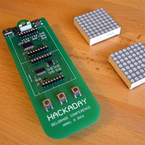 it s alive — badge for hackaday belgrade hackaday