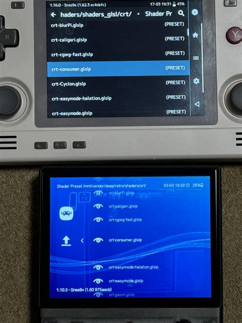 Same Shader Looks Different On Rp2s Compared To Rg35xxplus Rretroid