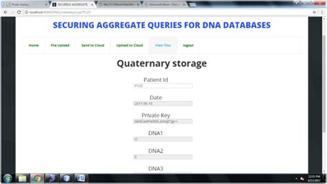 Securing Aggregate Queries For Dna Databases Project 1000 Projects