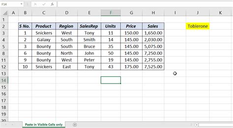 Copy And Paste Into Visible Cells In Excel XL N CAD