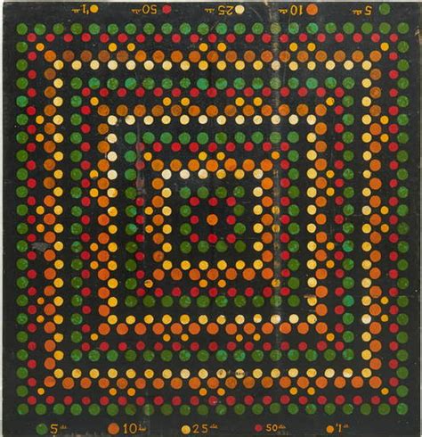 American Vintage Penny Toss Carnival Game Board