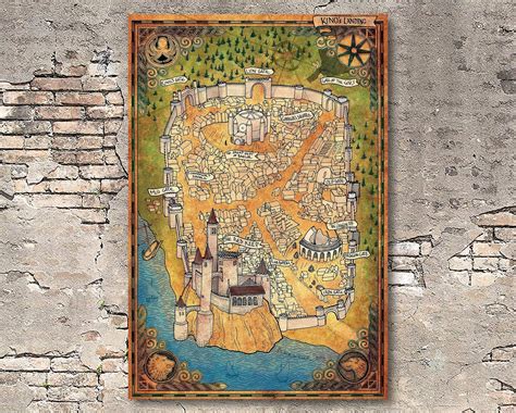 Game Of Thrones Kings Landing Map Television Fantasy Westeros Home