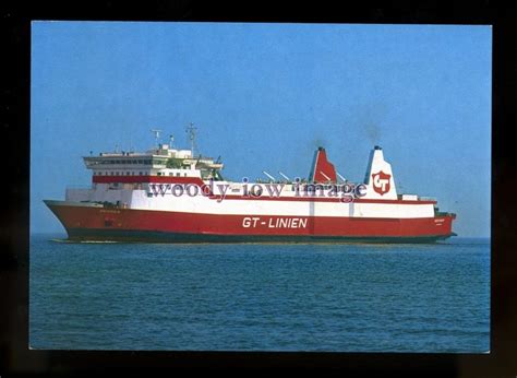 Fe2585 Danish Gt Line Ferry Gedser Built 1976 Postcard Topics