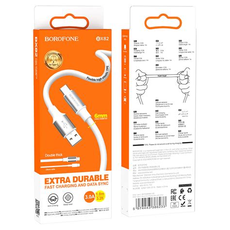 Cable Usb To Usb C Bx82 Bountiful Borofone Fashionable Mobile