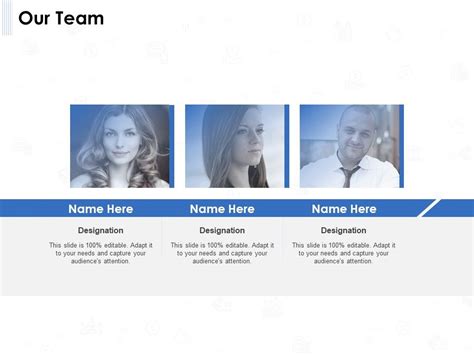 Seed Investment Our Team Ppt Styles Designs Pdf